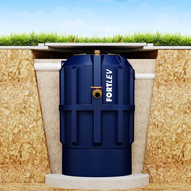 Biodigestor Fortlev 1500L esgoto/dia – Vila Telhas Material de Construção